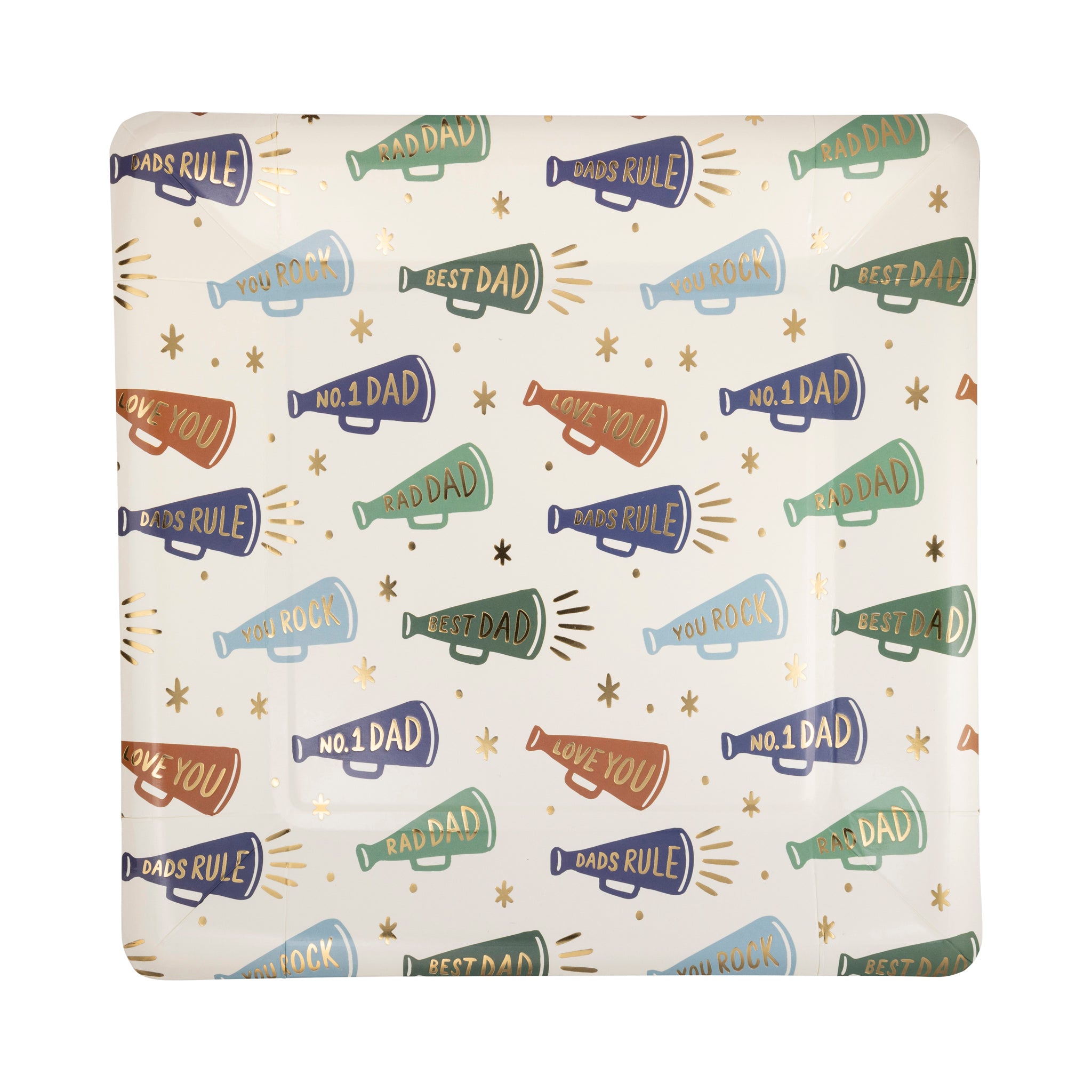 Megaphone Pattern Plate.
