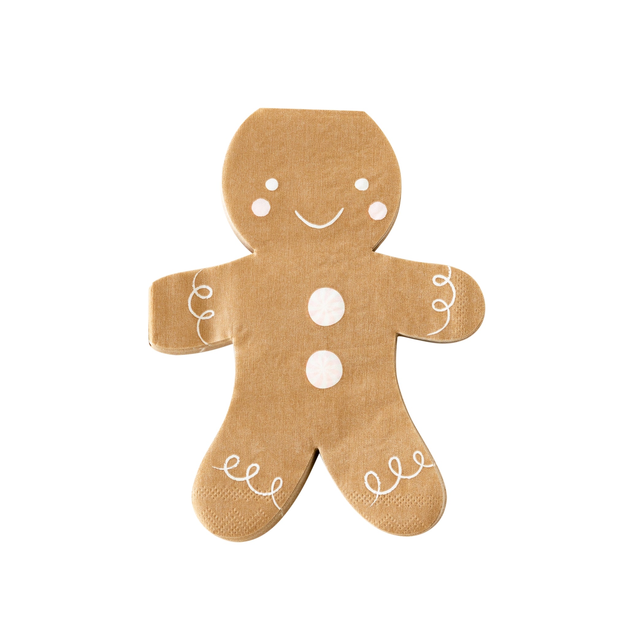 Gingerbread Man Napkin.