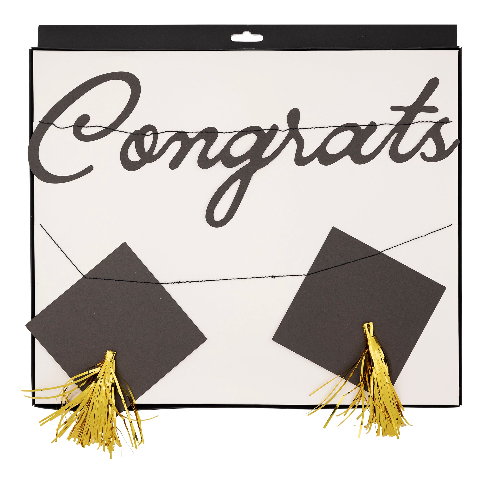 Congrats Grad Cap Banner Set | My Mind's Eye Paper Goods