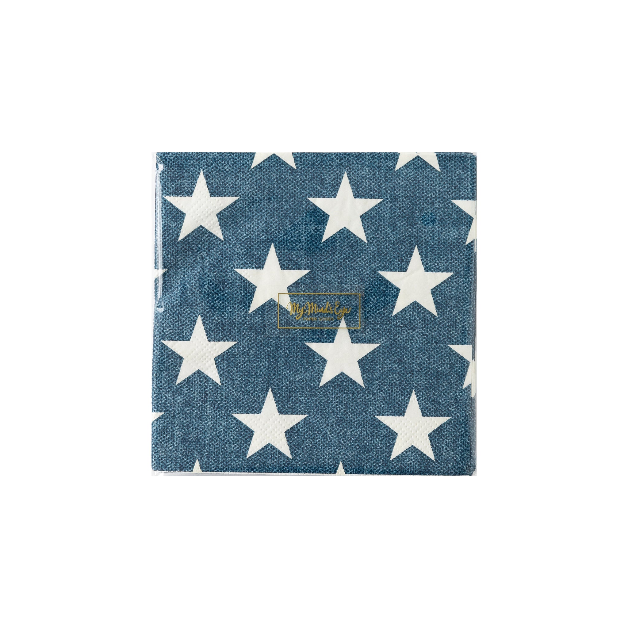 Navy Star Cocktail Napkin | My Mind's Eye Paper Goods