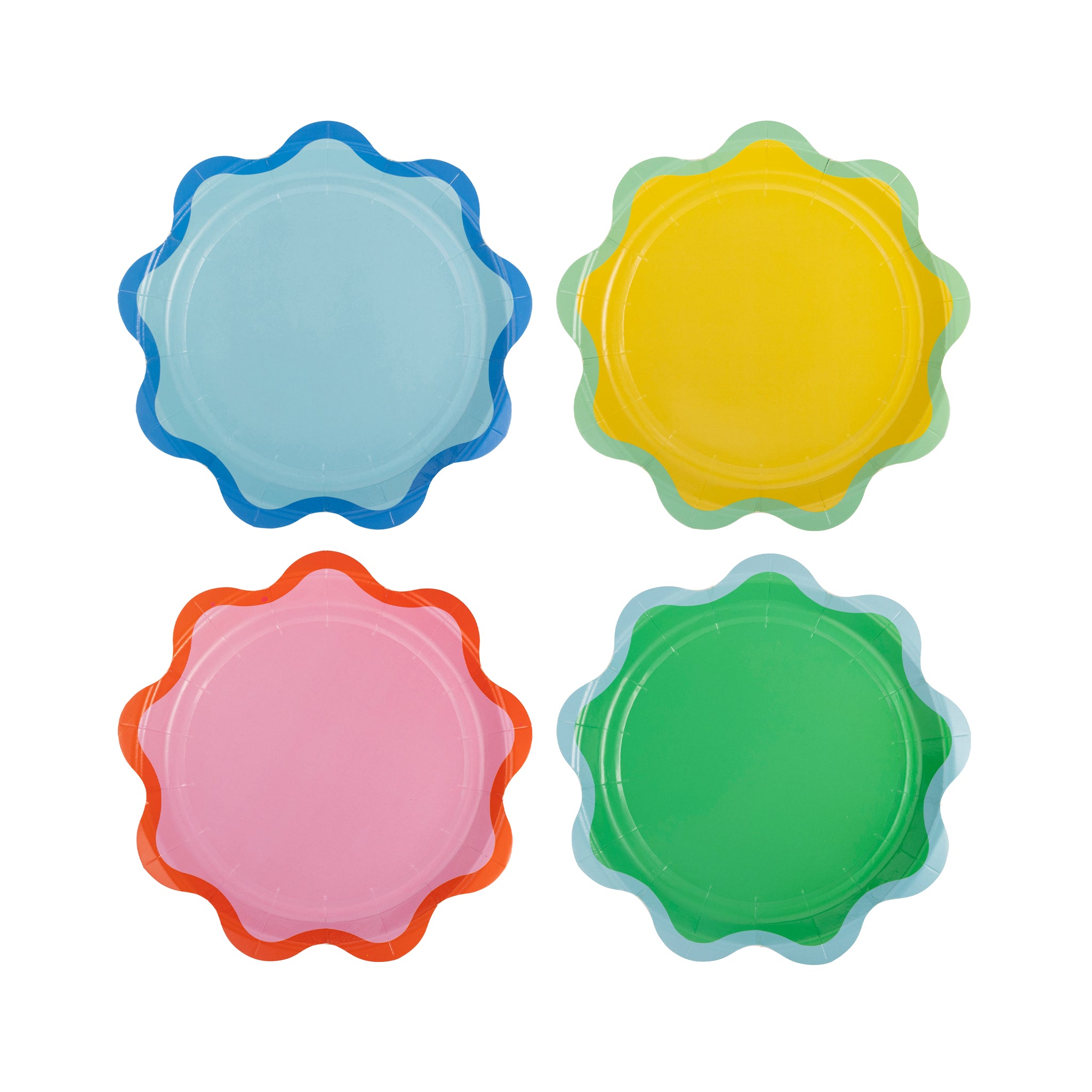 Ric Rac Edge Dessert Plates.