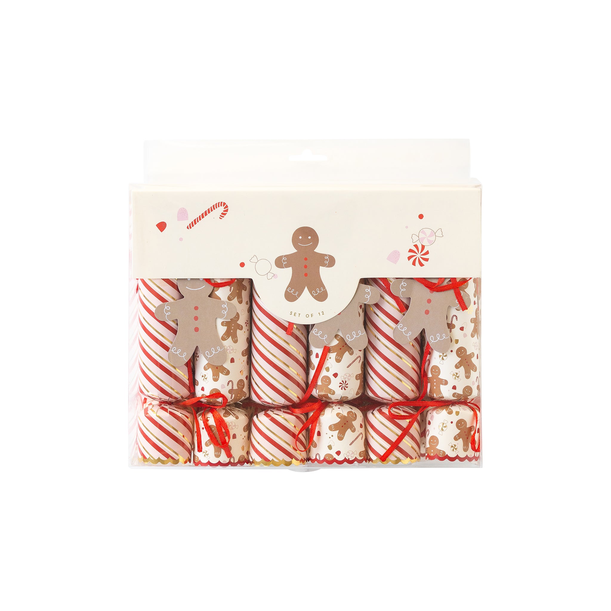 Gingerbread and Stripes Cracker Set - Christmas | My Mind's Eye.