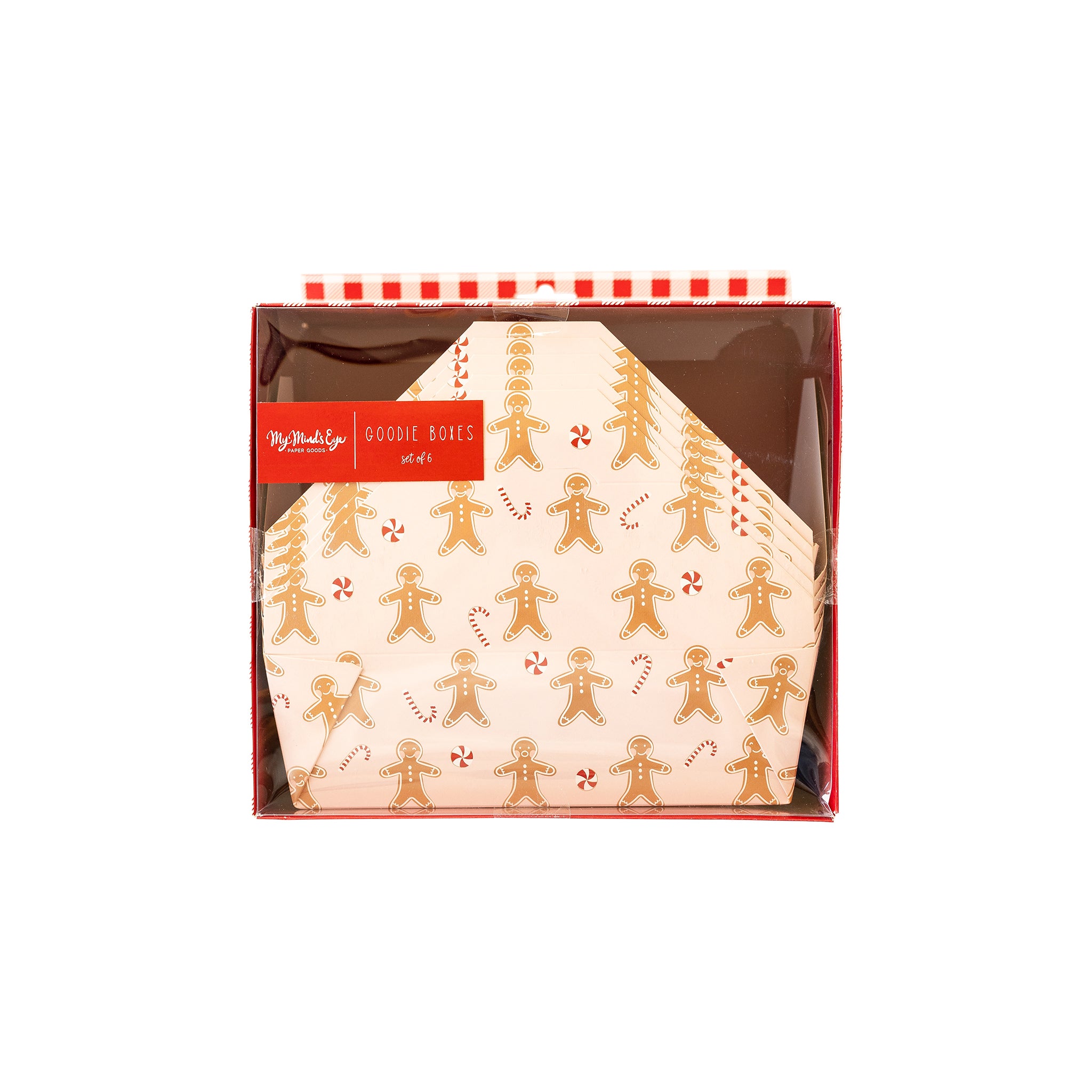 Pink Gingerbread Take Home Box.