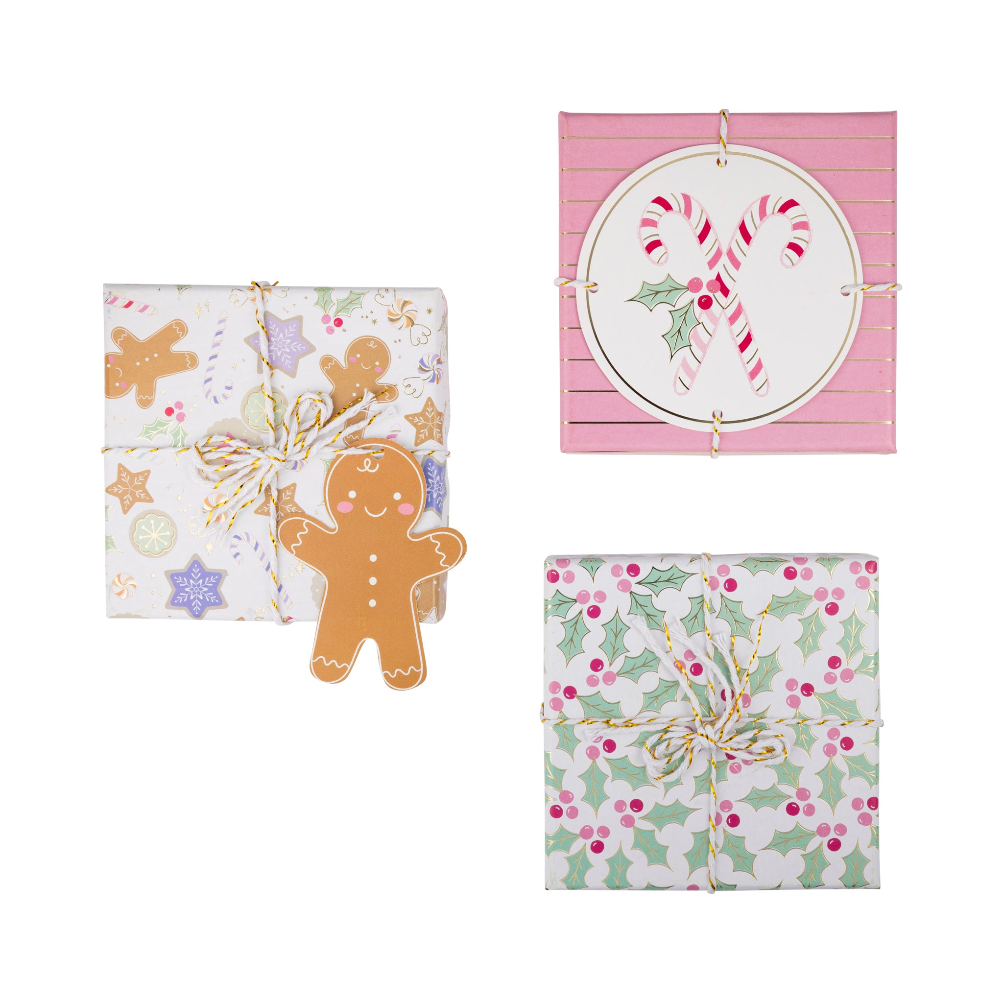 Bright Holly Gift Card Holder Box Set | Christmas Gift Boxes.