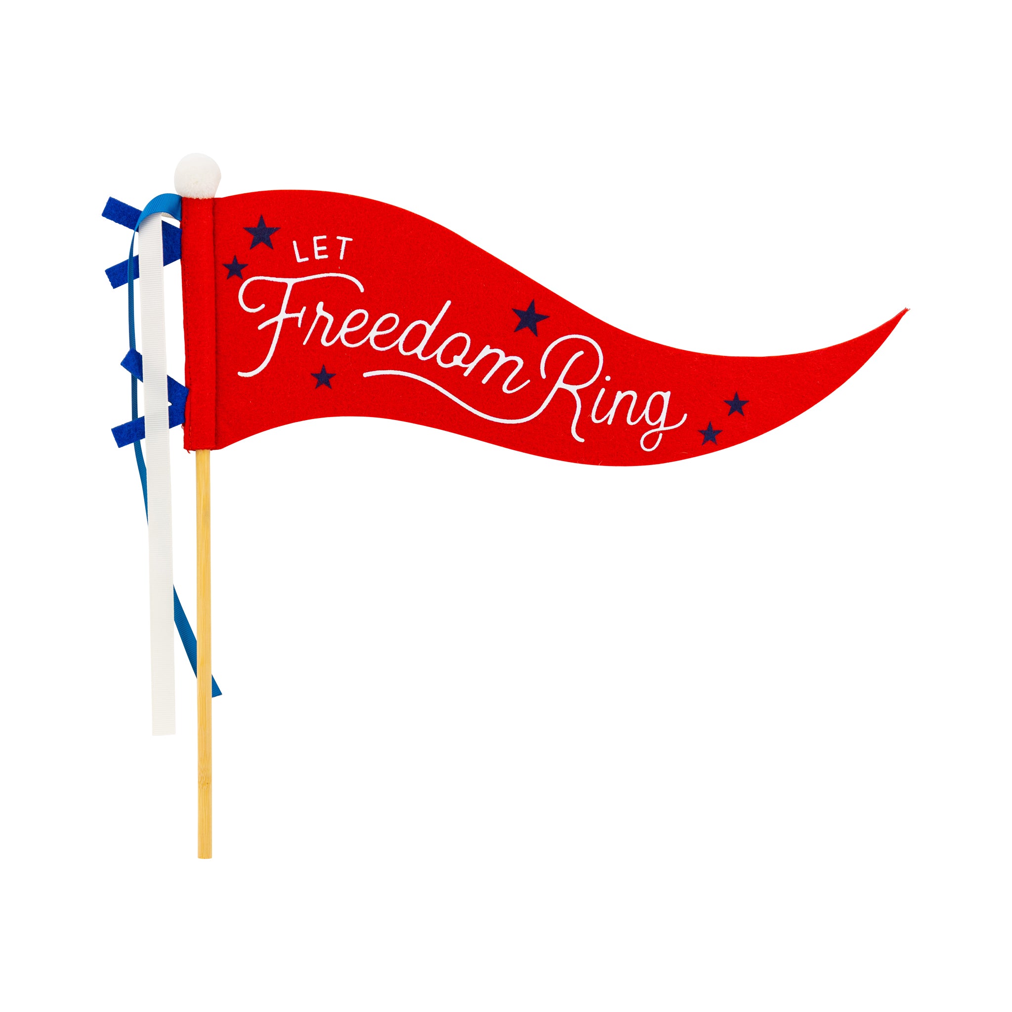 Freedom Ring Felt Pennant Banner.