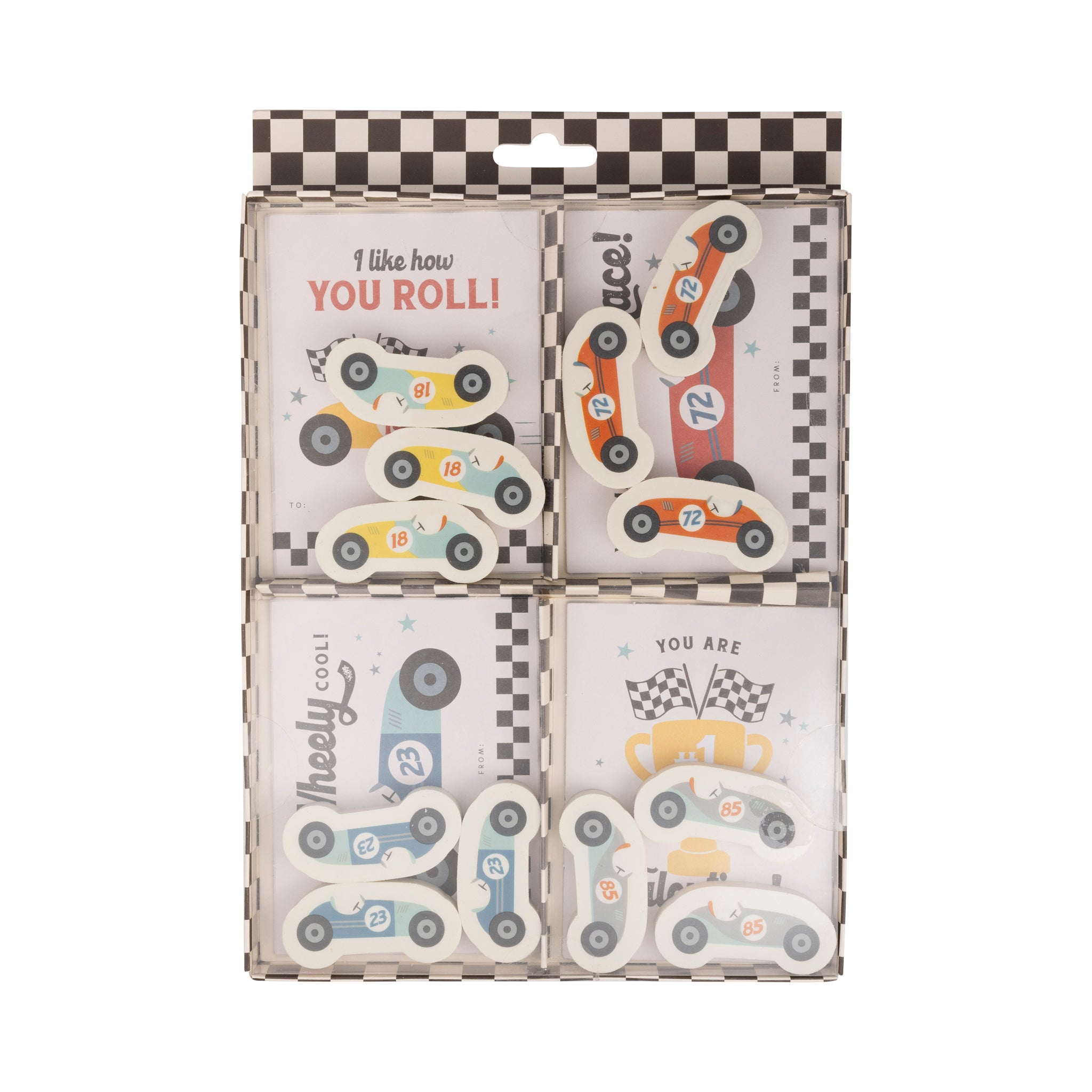 Race Car Valentine Cards.
