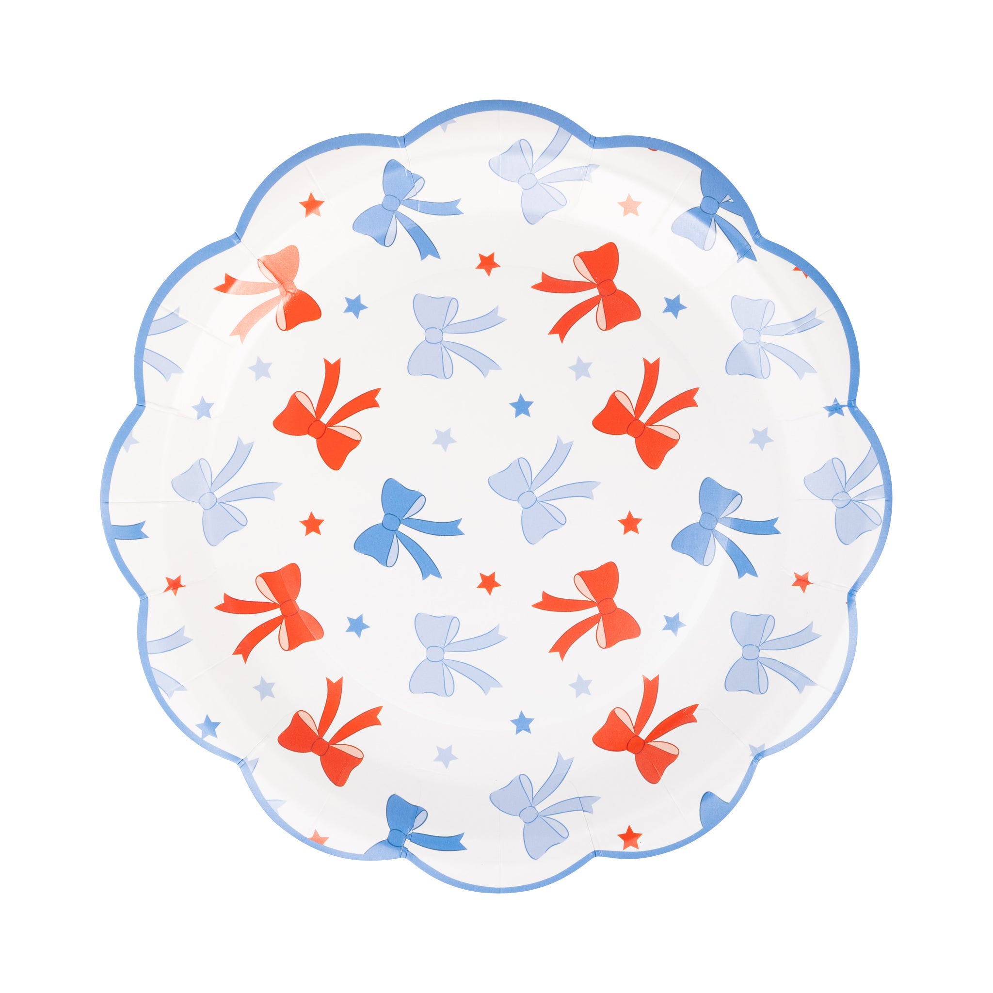 Bows Paper Plate (8 ct).