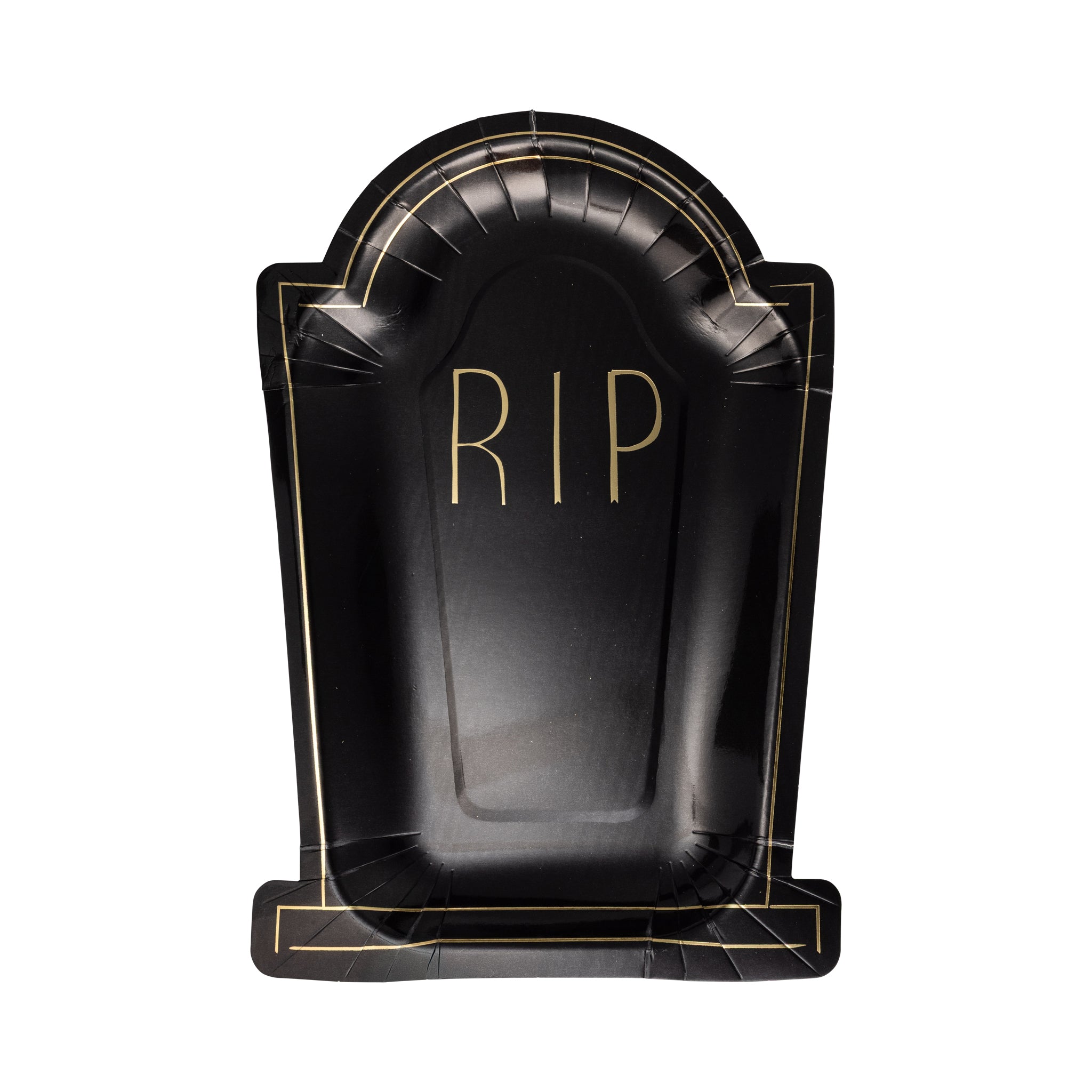 Tombstone Shaped Plate.