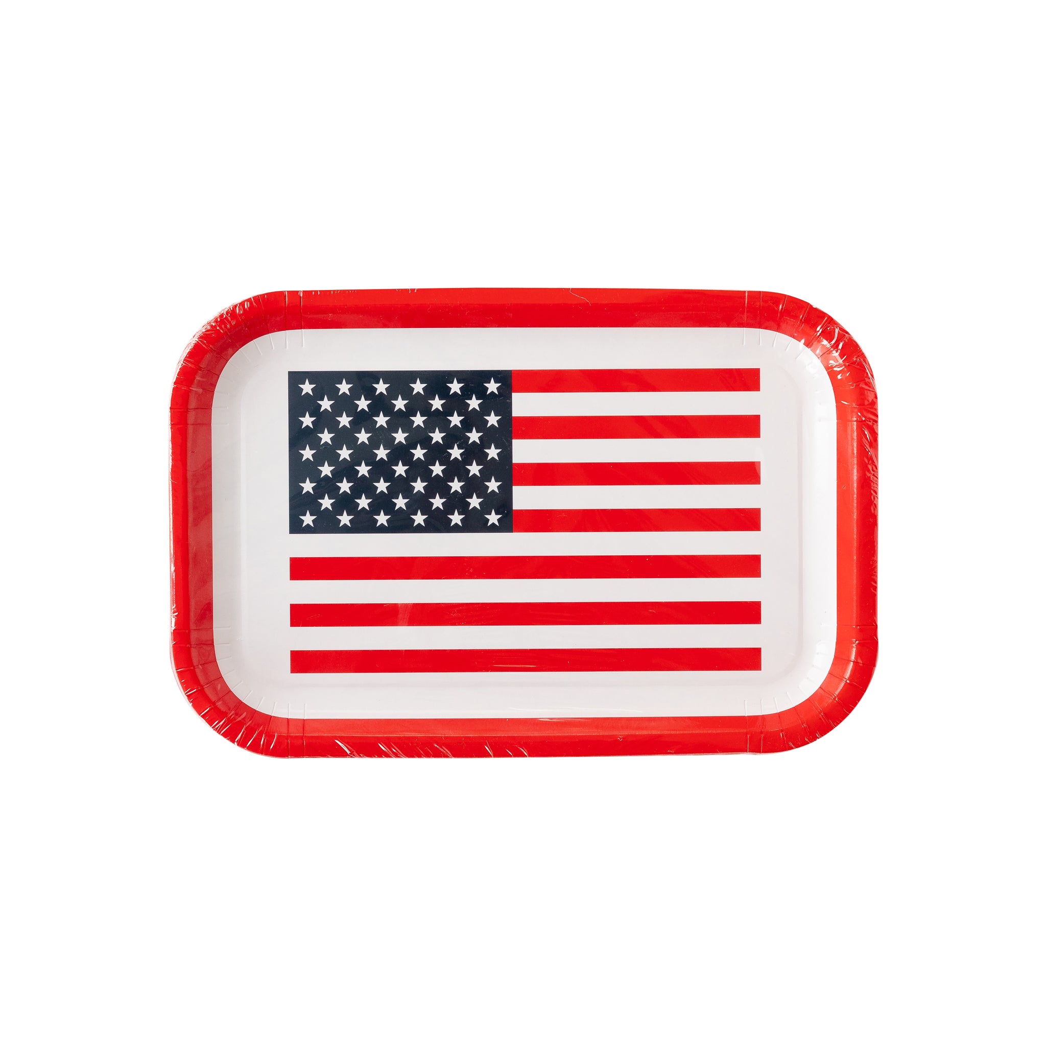 Flag Shaped Paper Plate | My Mind's Eye.