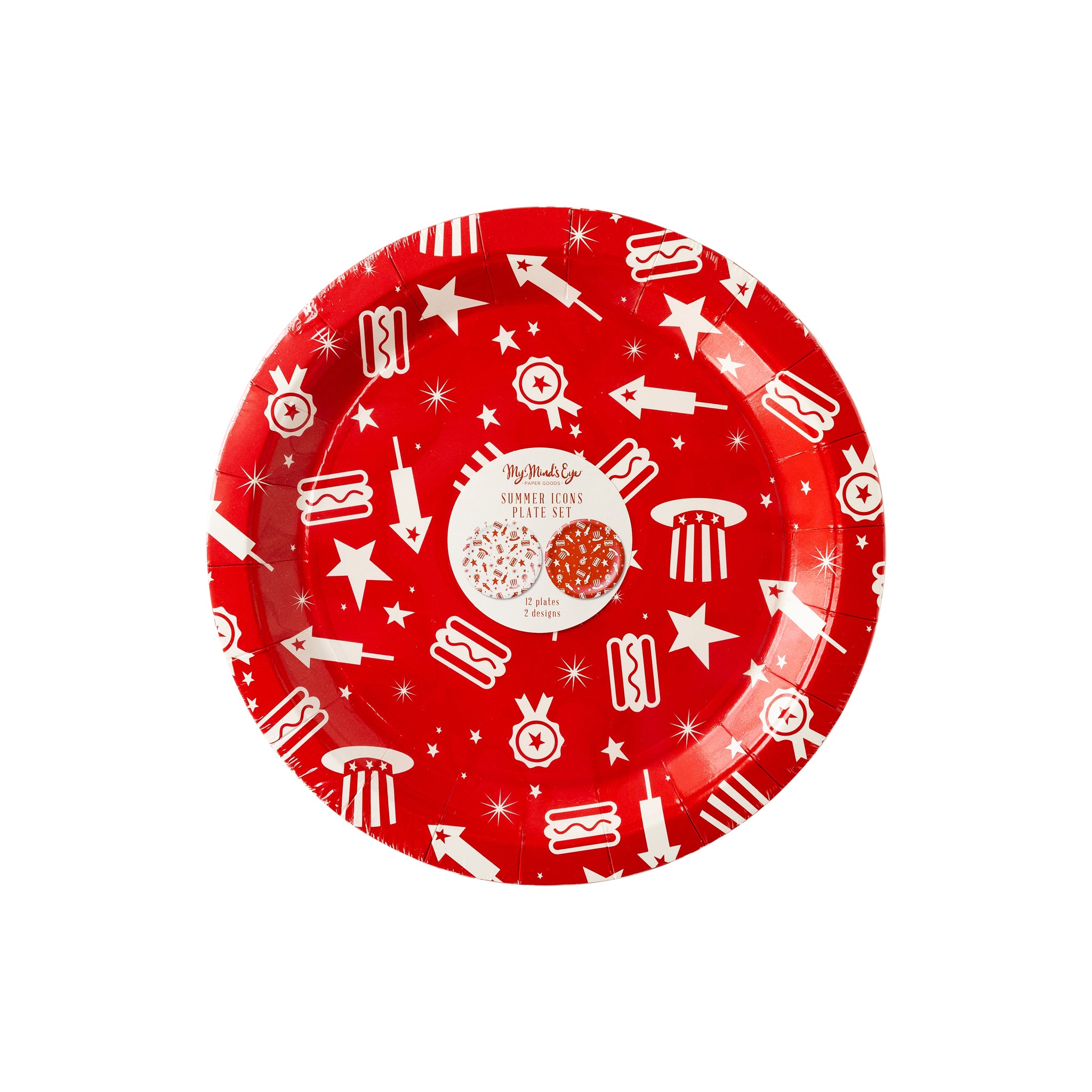 Americana Icon Paper Plate Set | My Mind's Eye.