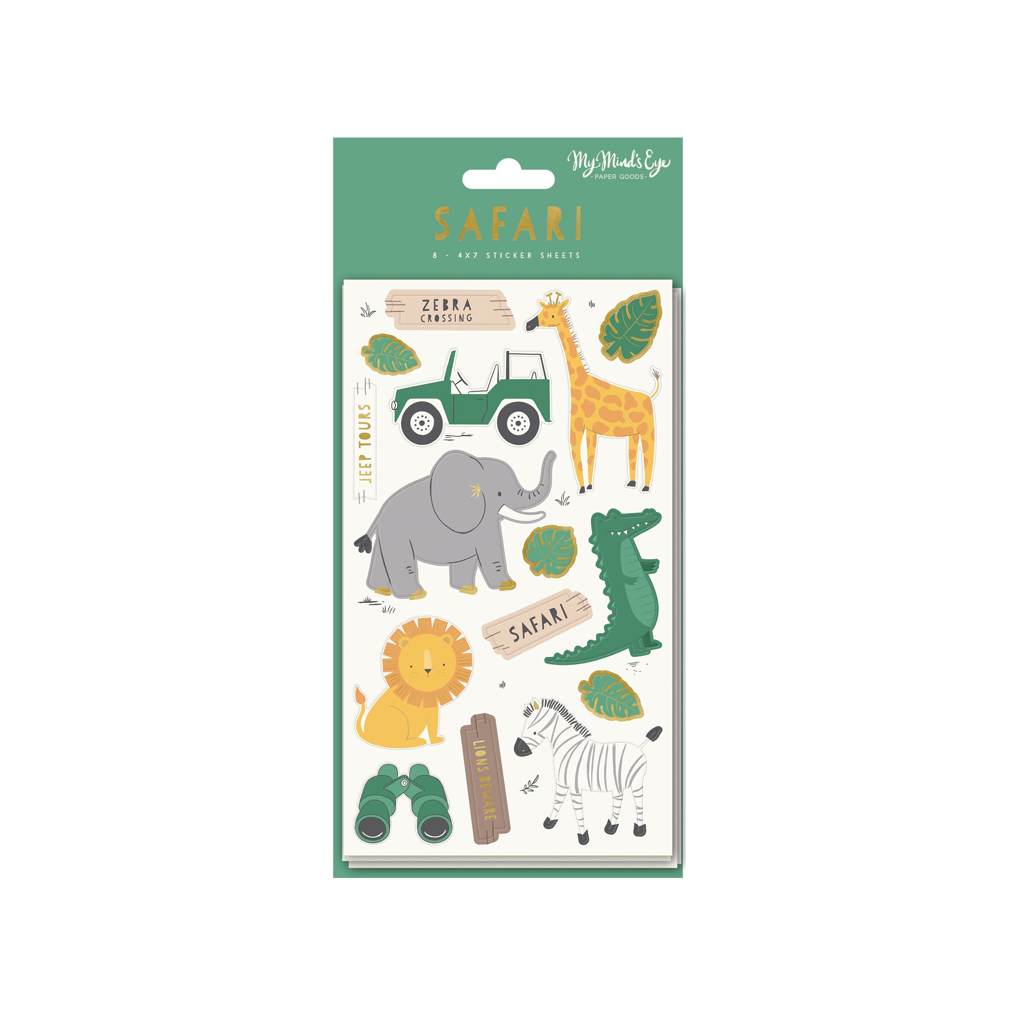 Safari Sticker Set | My Mind's Eye Paper Goods