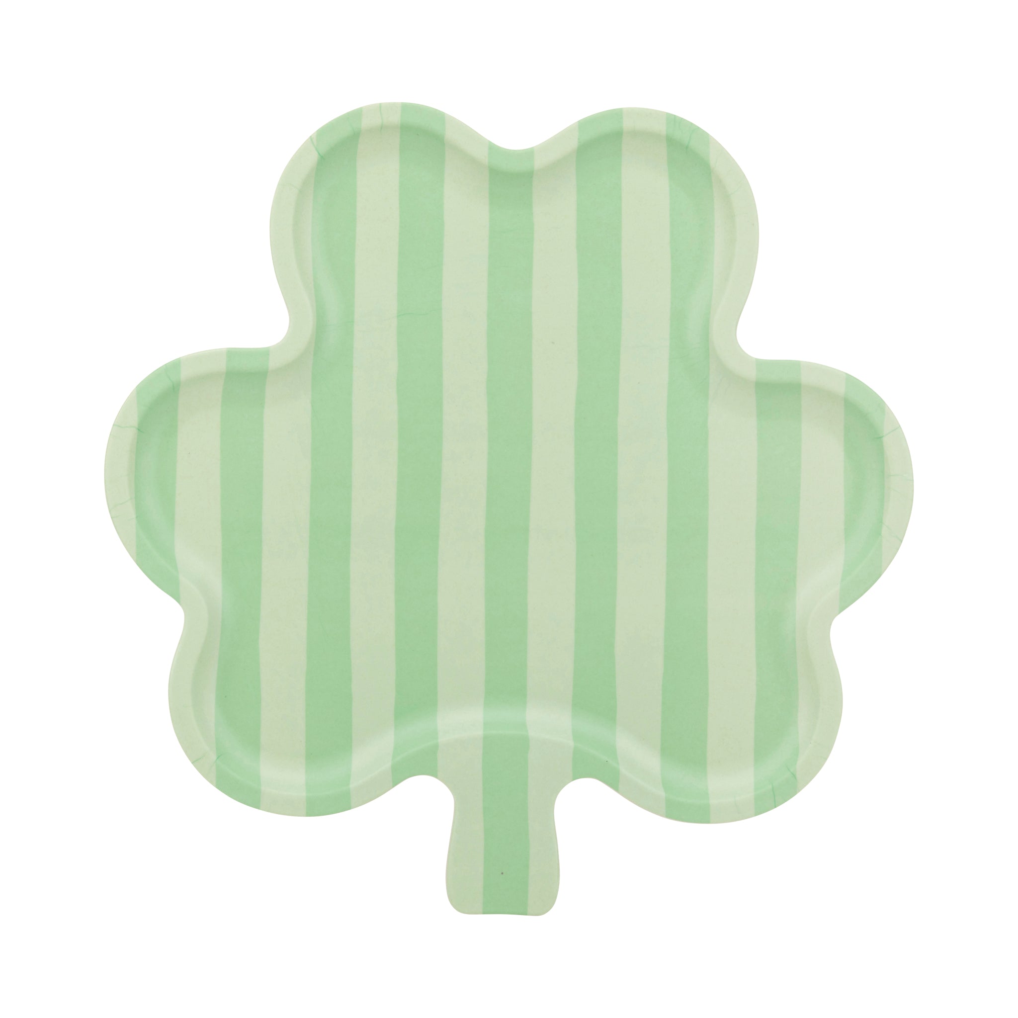 Shamrock Shaped Bamboo Tray.