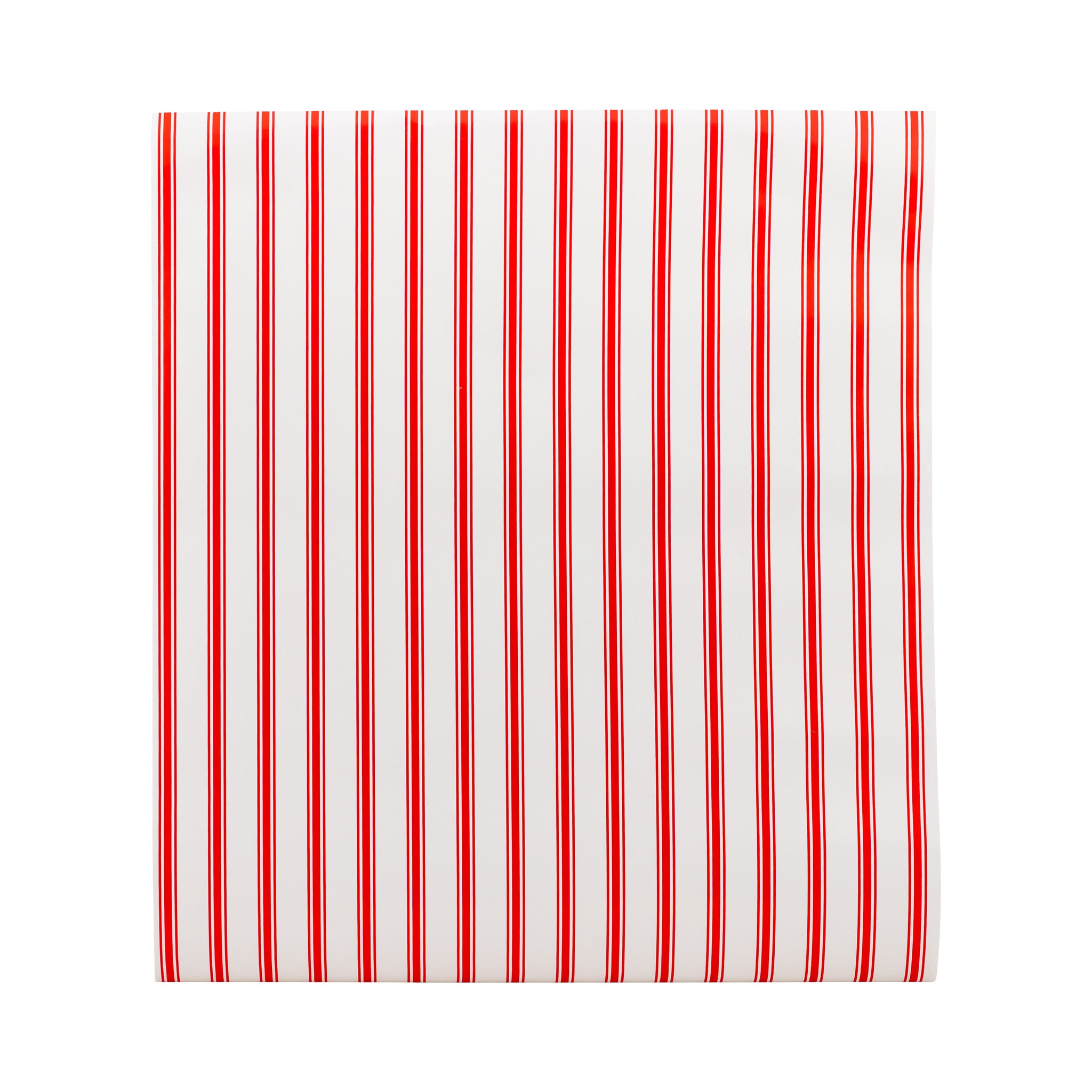 Red Striped Table Runner – Classic Festive Table Decor.