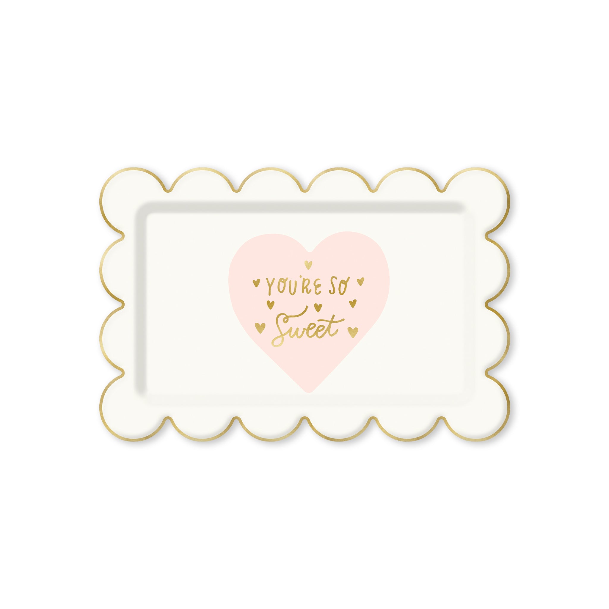So Sweet Shaped Paper Plate.