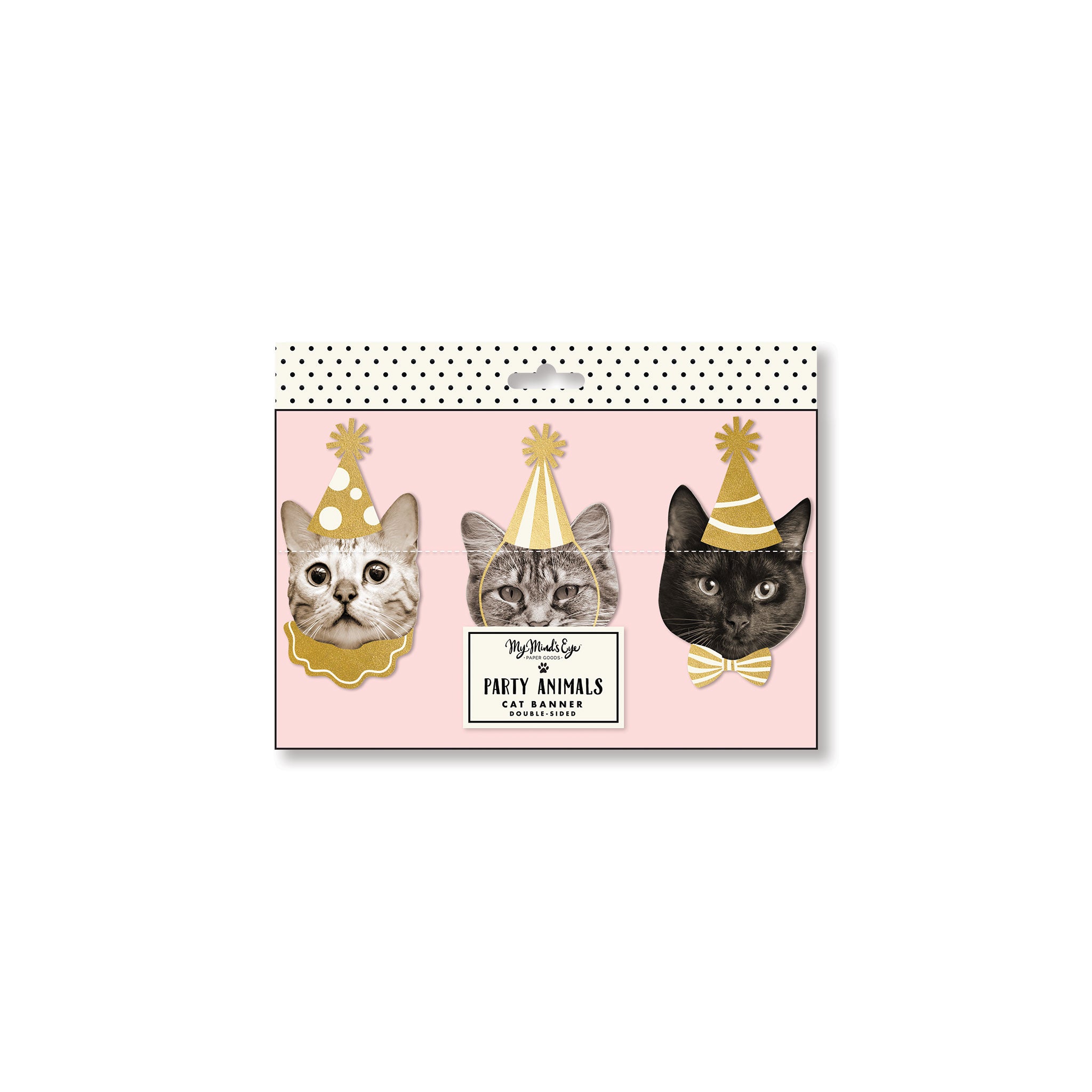 Party Animals Cat Banner | My Mind's Eye Paper Goods