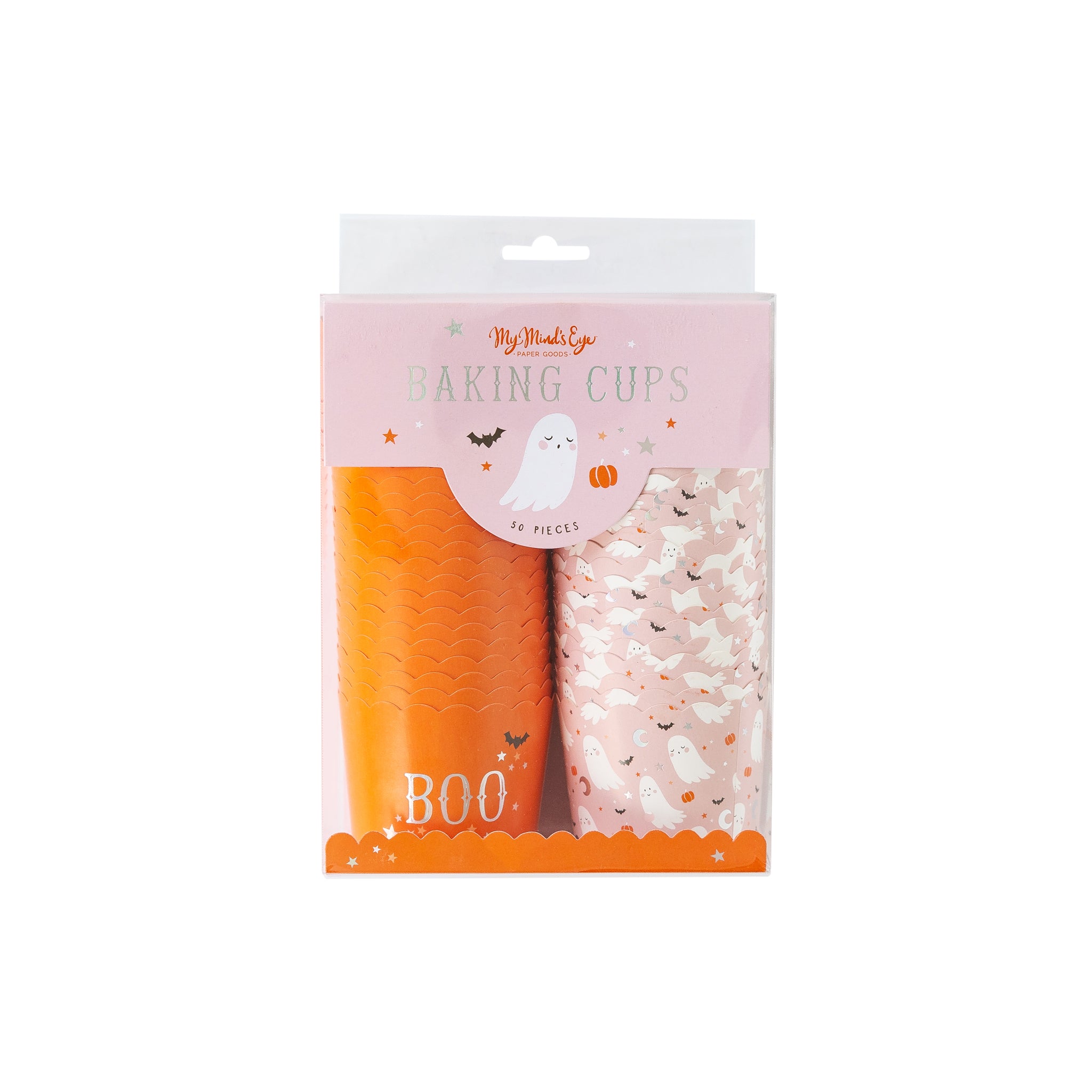 Holographic Boo Food Cups (50pcs) | My Mind's Eye Paper Goods