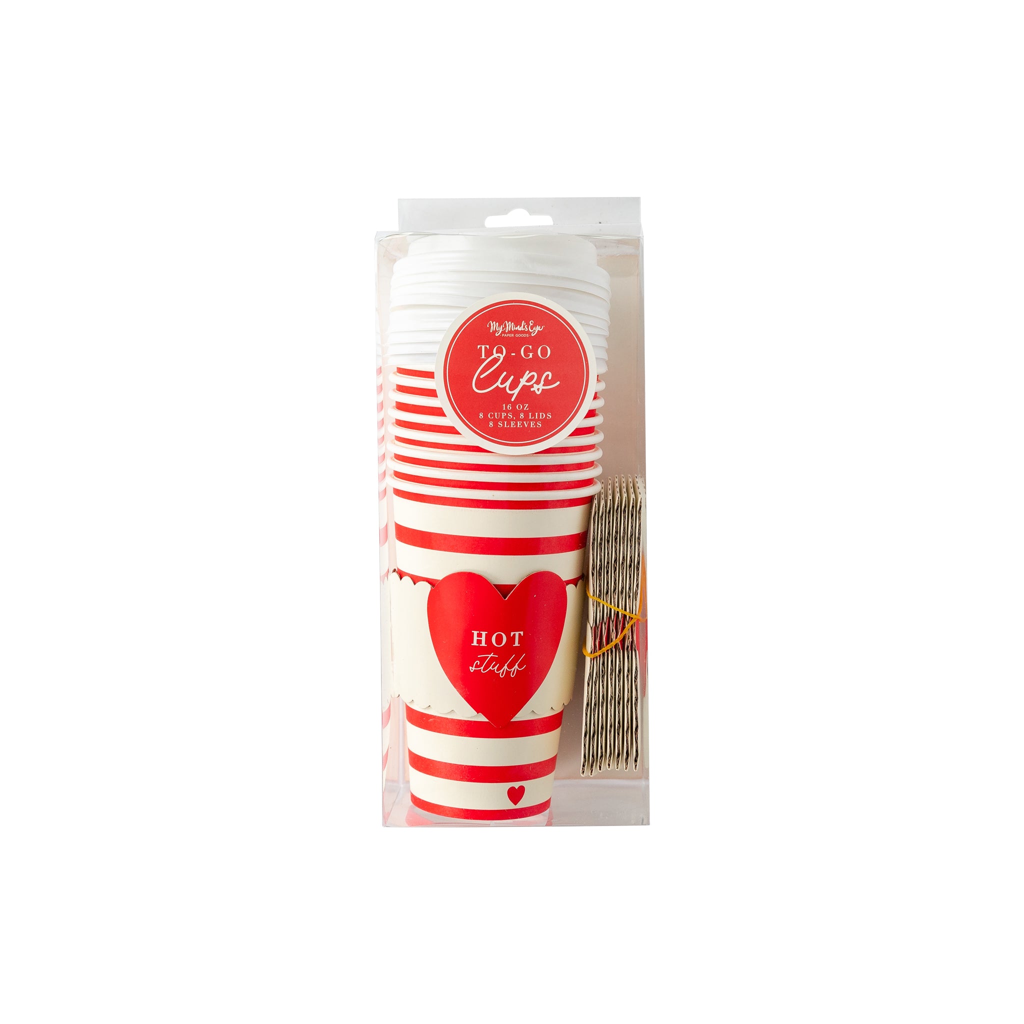 Hot Stuff To-Go Cups (8 ct) | My Mind's Eye Paper Goods