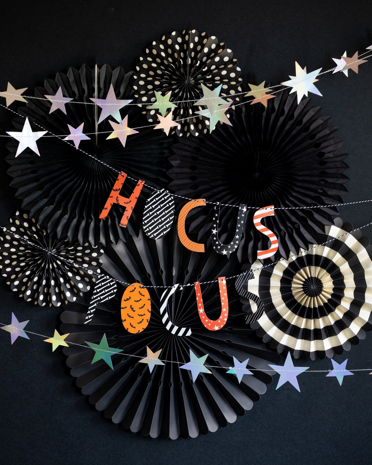Cute Halloween Party Decor Hocus Pocus Printable Banner| My Mind's Eye.